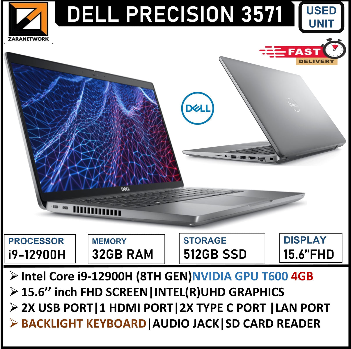 DELL PRECISION 3571 – Zaranet.my