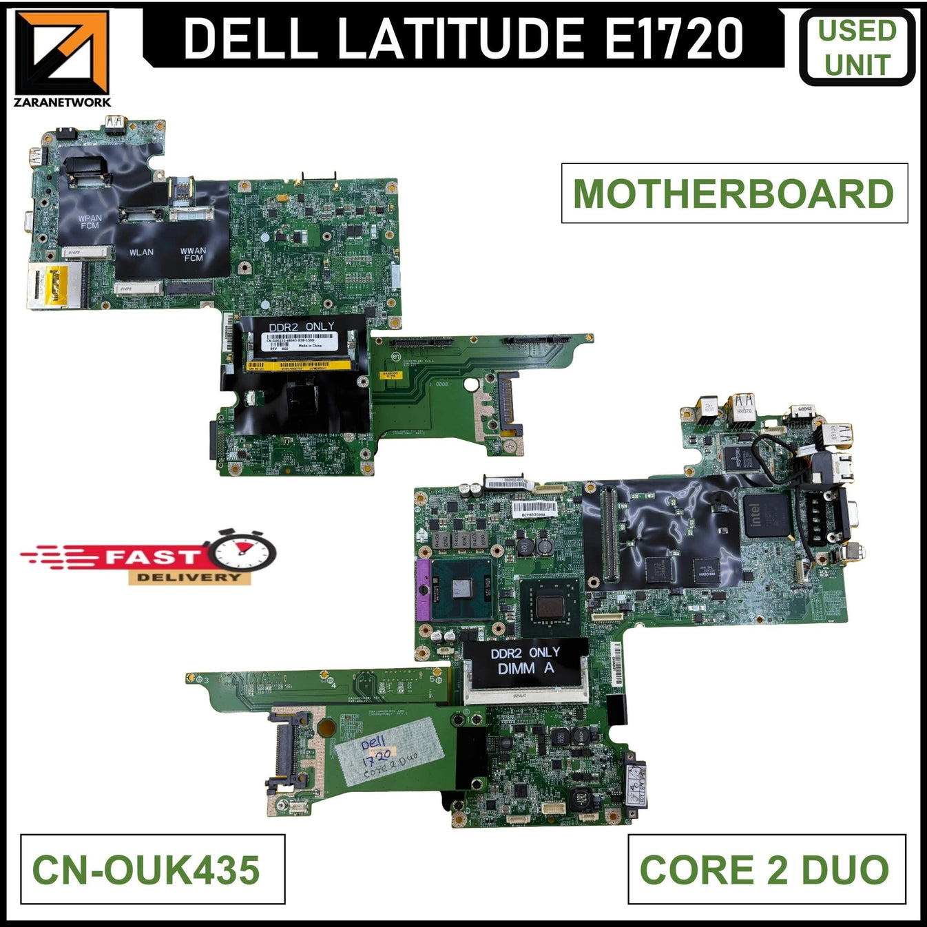 DELL 1720 MOTHERBOARD DDR3 CORE 2 DUO CN-OUK435 REV:(A00) – Zaranet.my